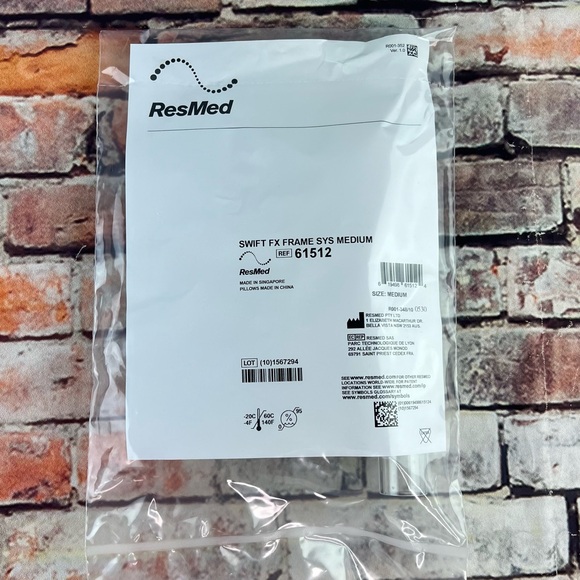 ResMed | Other | Resmed Swift Fx Frame Sys Medium Ref 6512 W Nasal ...
